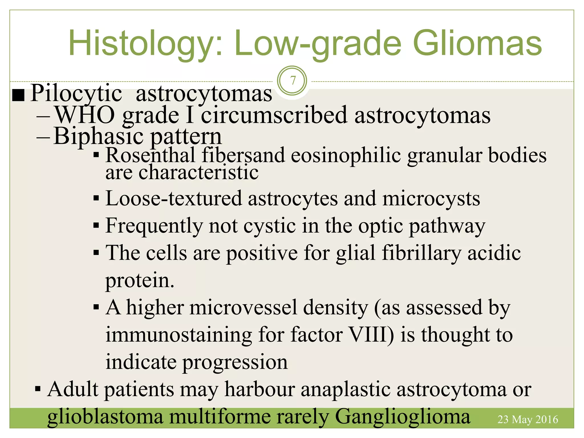 Optic pathway glioma | PPTX