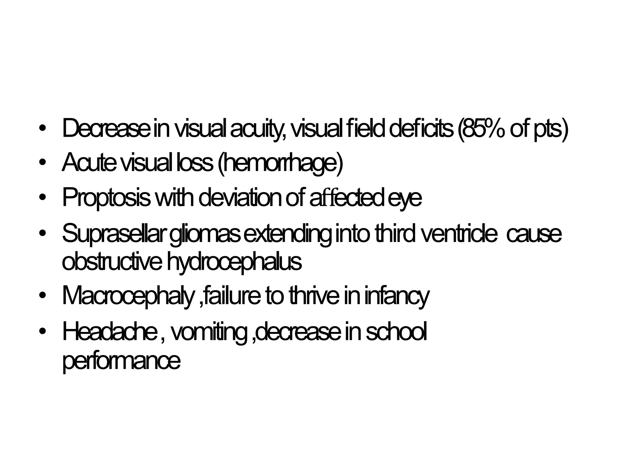 Optic pathway glioma | PPTX