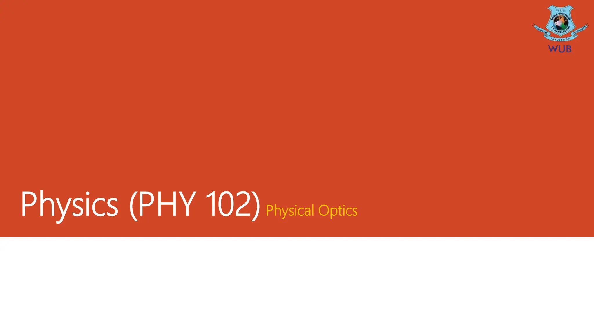 Interface of Light and Diffraction of Light | PPT