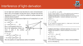 Interface of Light and Diffraction of Light | PPT