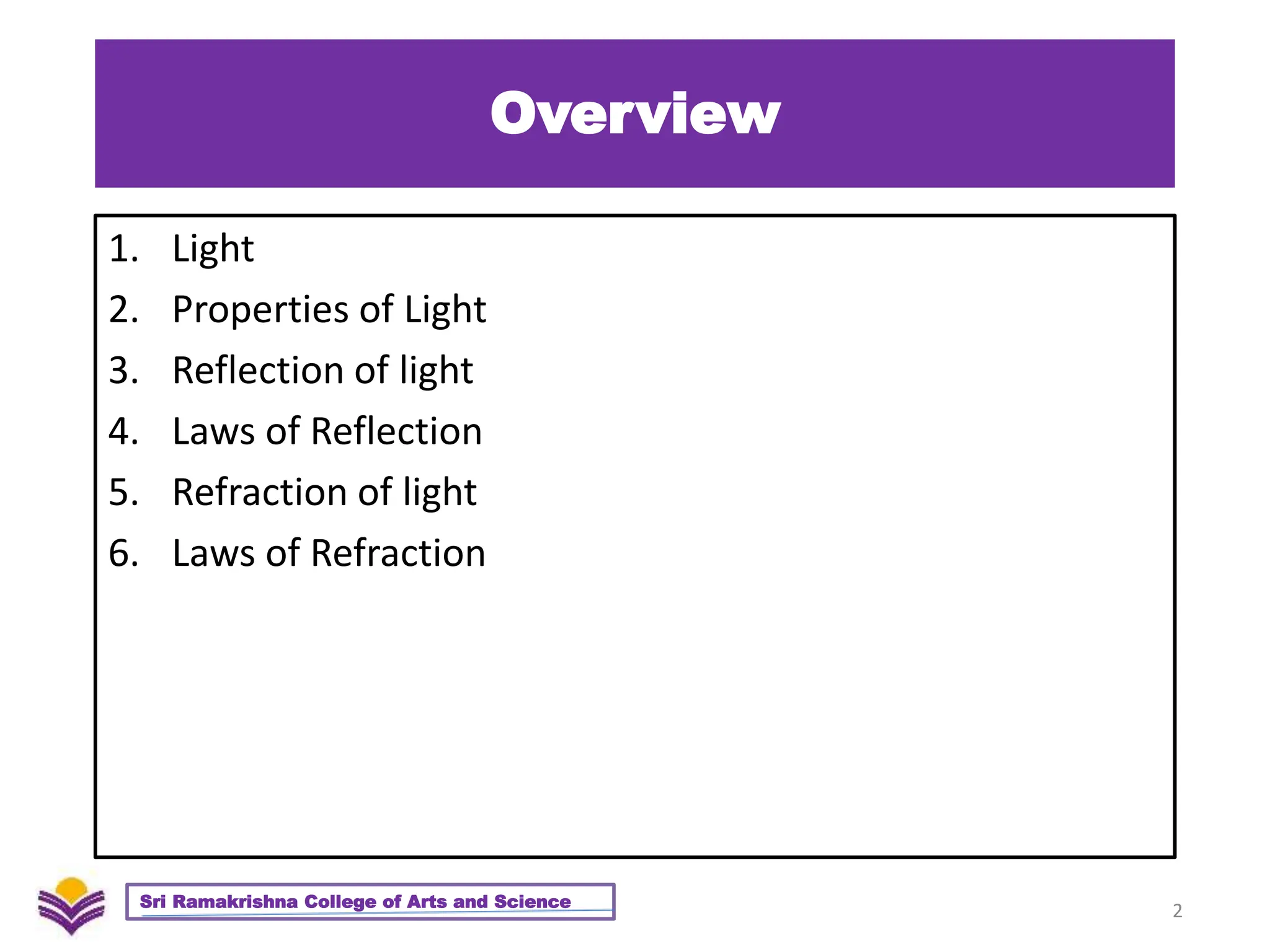 Physics - Basics of Optics for Allied students | PPTX