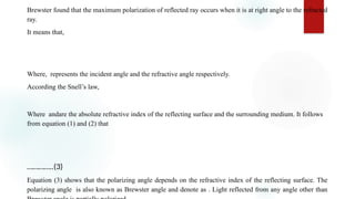 Optics Theories of light Newton corpuscular | PPTX