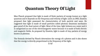 Optics Theories of light Newton corpuscular | PPTX