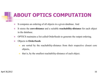 Optics ordering points to identify the clustering structure | PDF