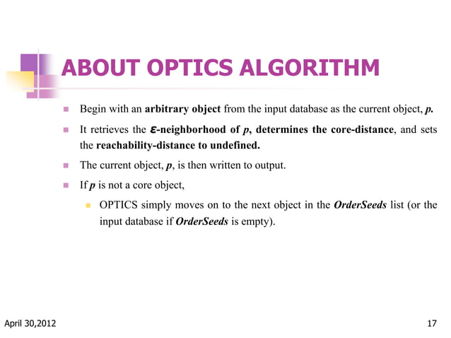 Optics ordering points to identify the clustering structure | PDF