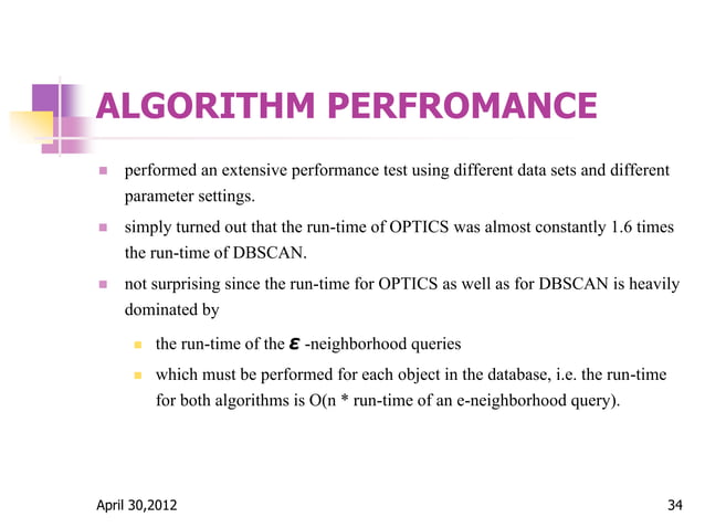 Optics ordering points to identify the clustering structure | PDF