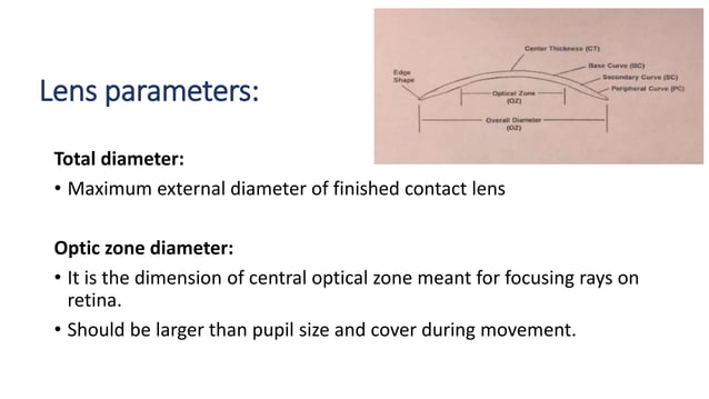 Optics and design of soft contact lens.pptx