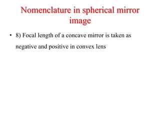 Optics basics concepts | PPTX