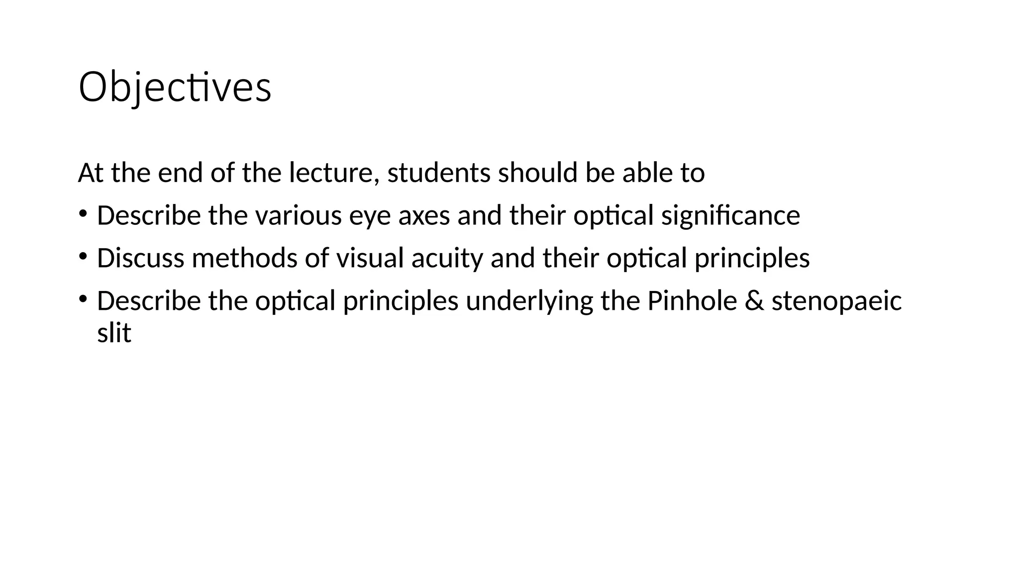 Optics course Visual Acuity.pptx................ | PPTX