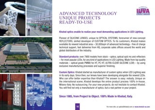 Optics for uv le ds | PPT