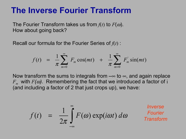 Optics Fourier Transform I | PPT