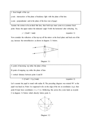 Optics of cat eyes | DOC | Eye and Vision Conditions | Diseases and ...