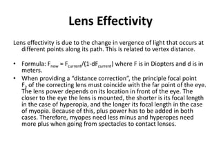 Optics for ophthalmic residents | PPTX