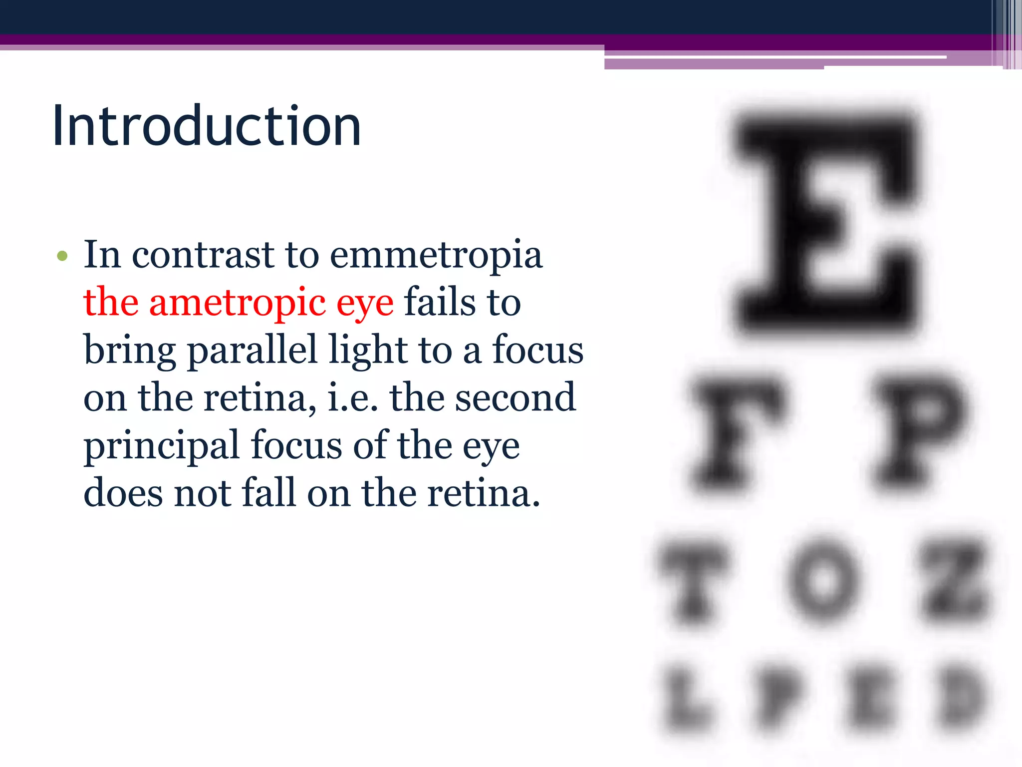 Optics of ametropia | PPTX