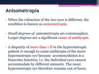 Optics of ametropia | PPTX