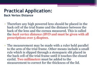 Optics of ametropia | PPTX