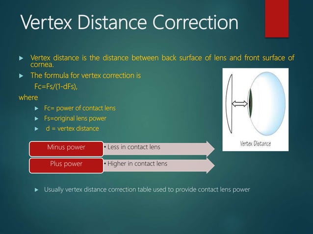 Optics of contact lens and nomenclature copy [repaired] (1) | PPTX