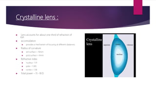 Optics of eye | PPTX
