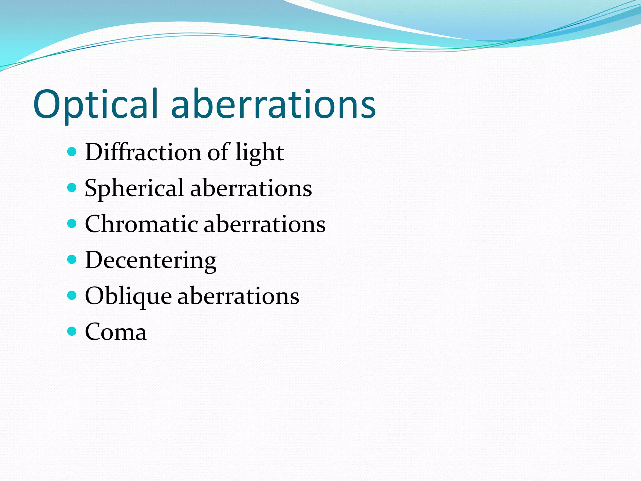 Optics of human eye & refractive errors | PPTX