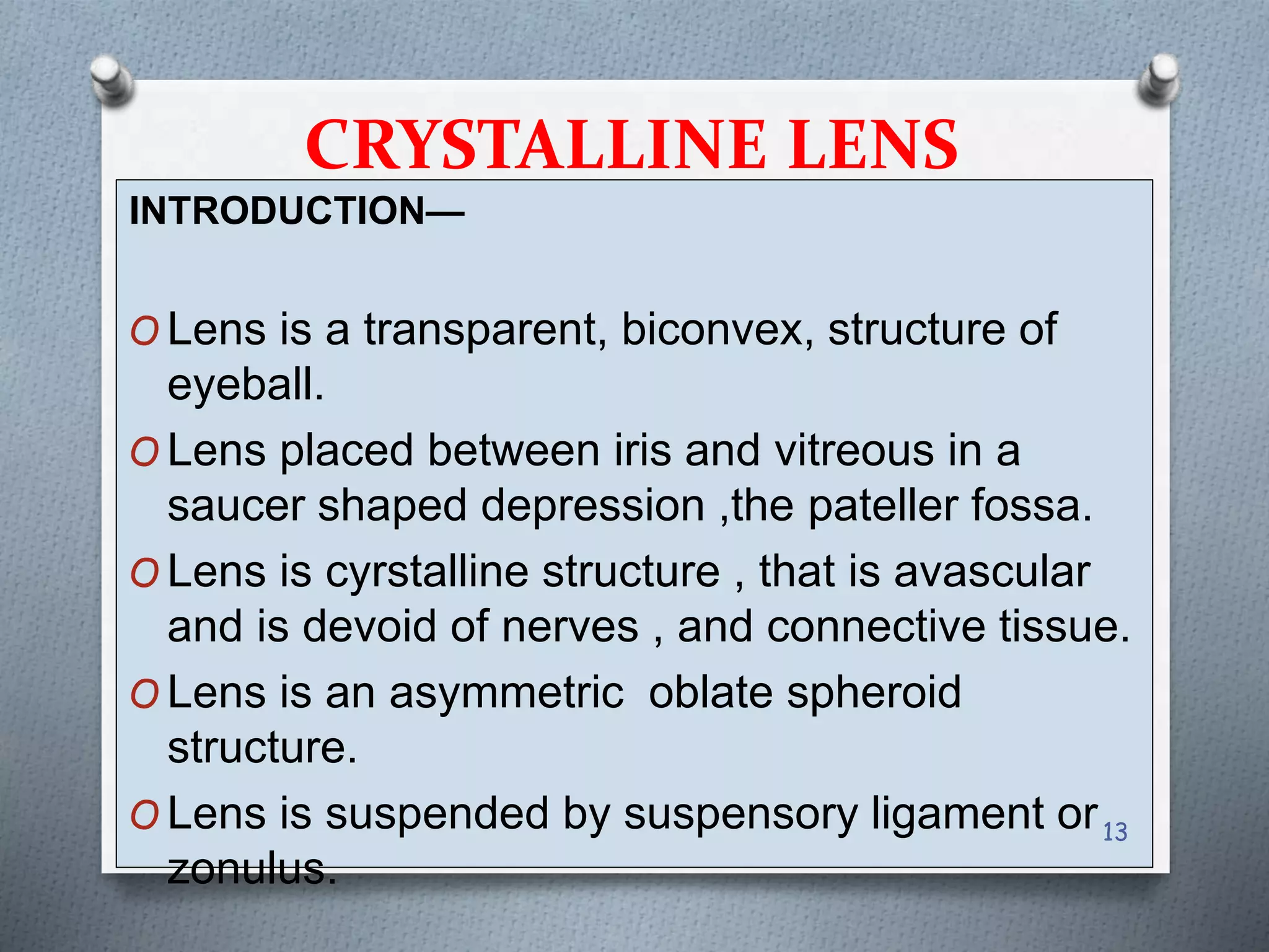 Optics of ocular structure | PPTX