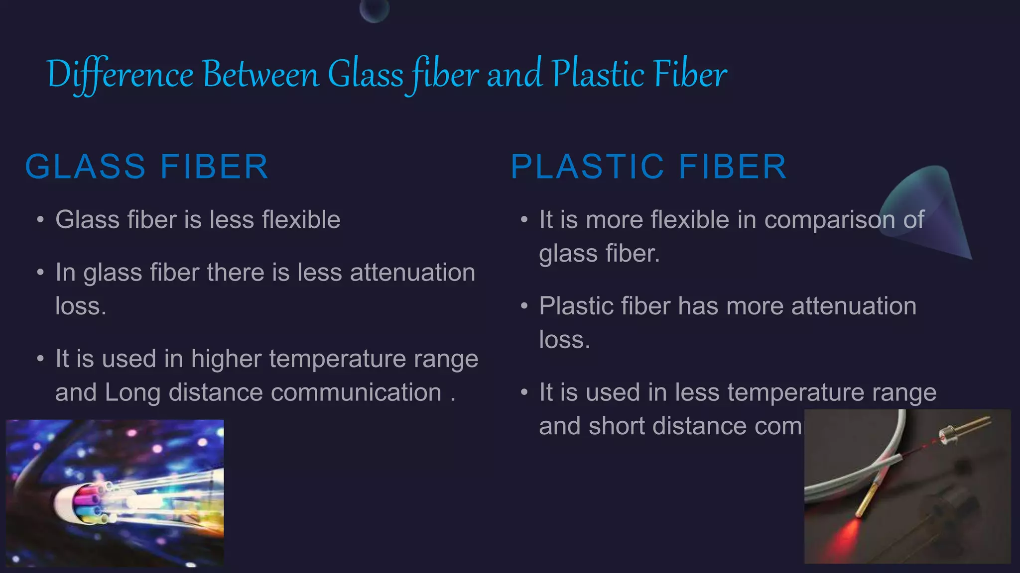 Optics ppt (attenuation and Fiber materials ).pptx