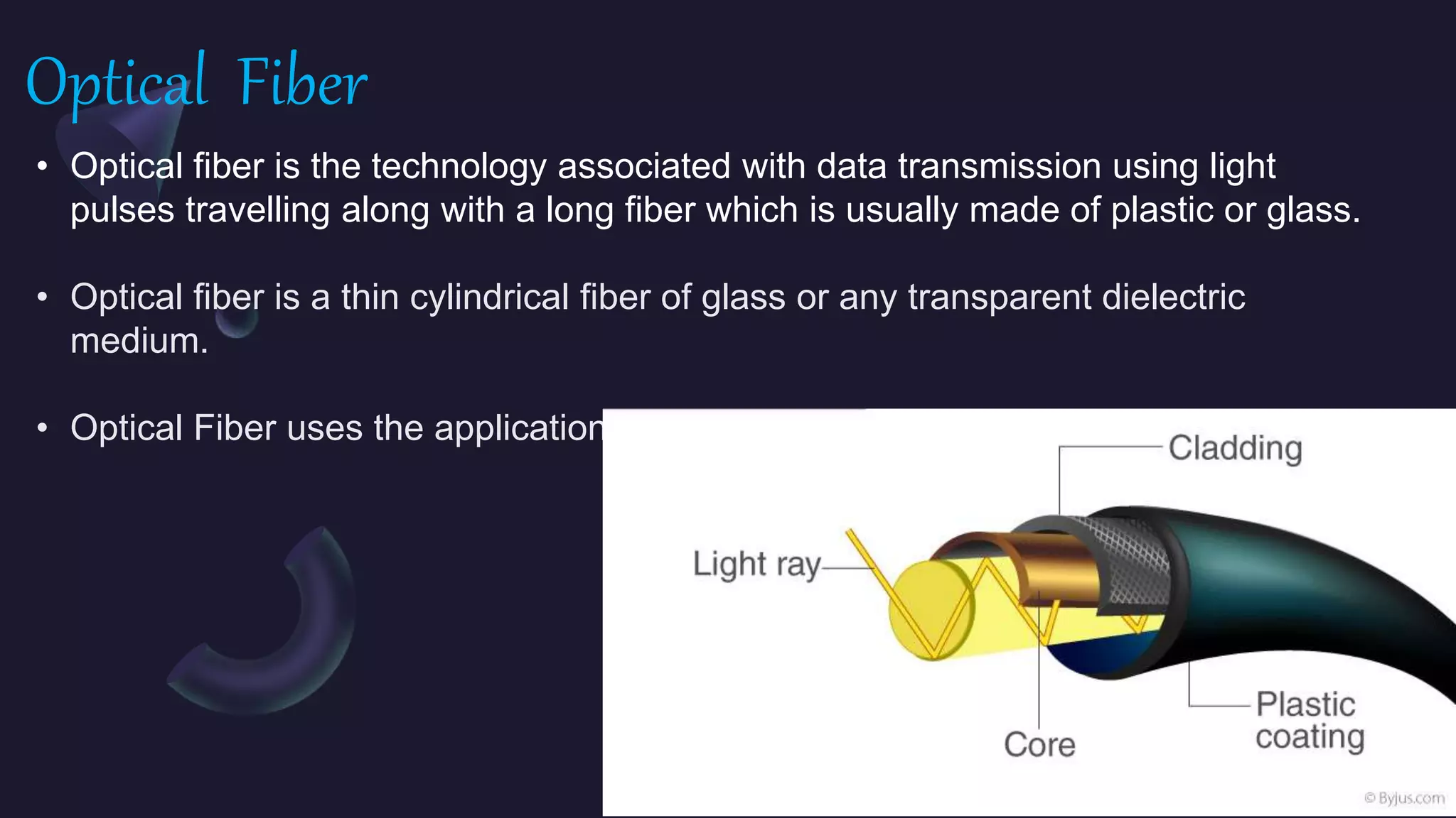 Optics ppt (attenuation and Fiber materials ).pptx