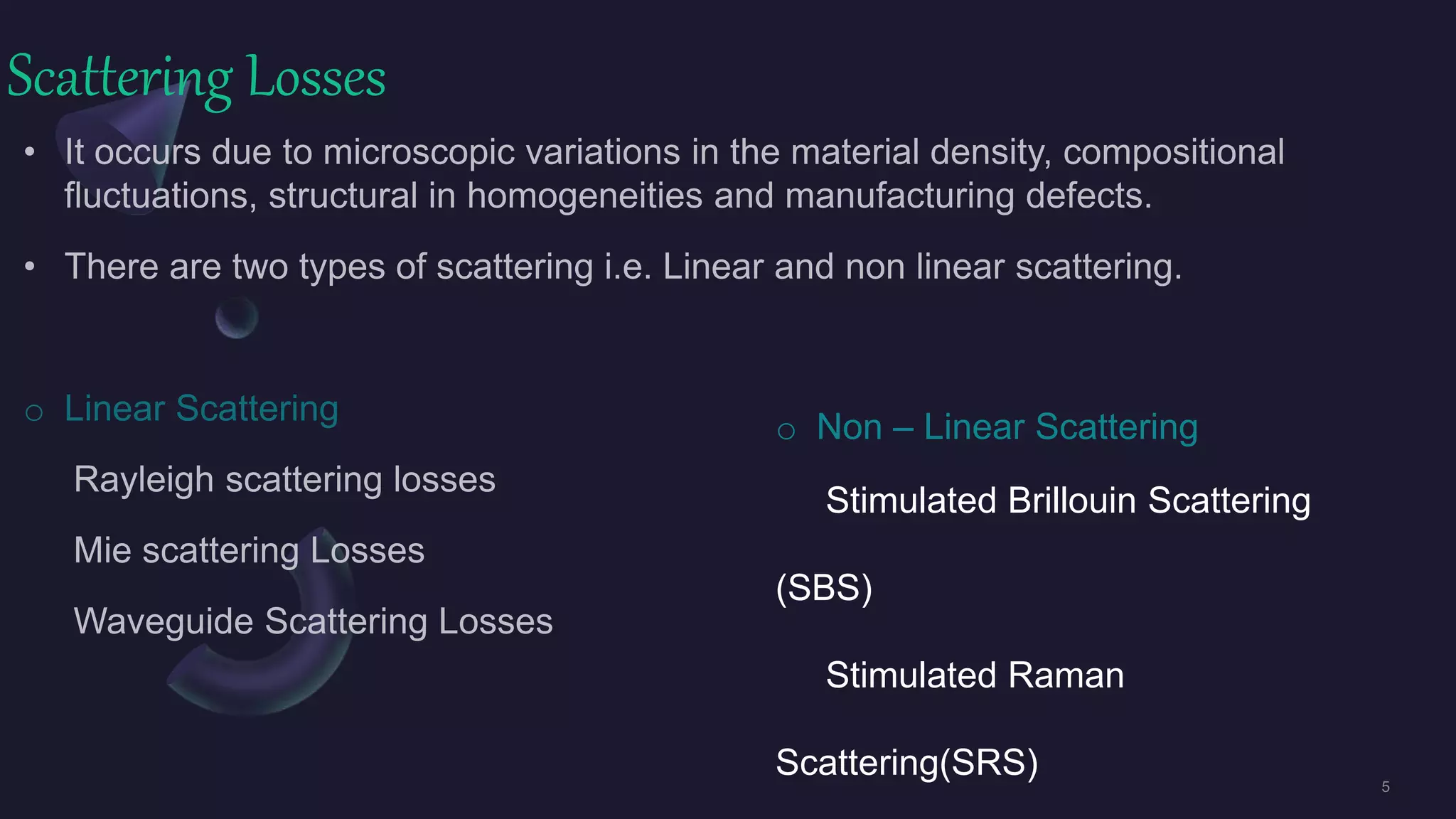 Optics ppt (attenuation and Fiber materials ).pptx