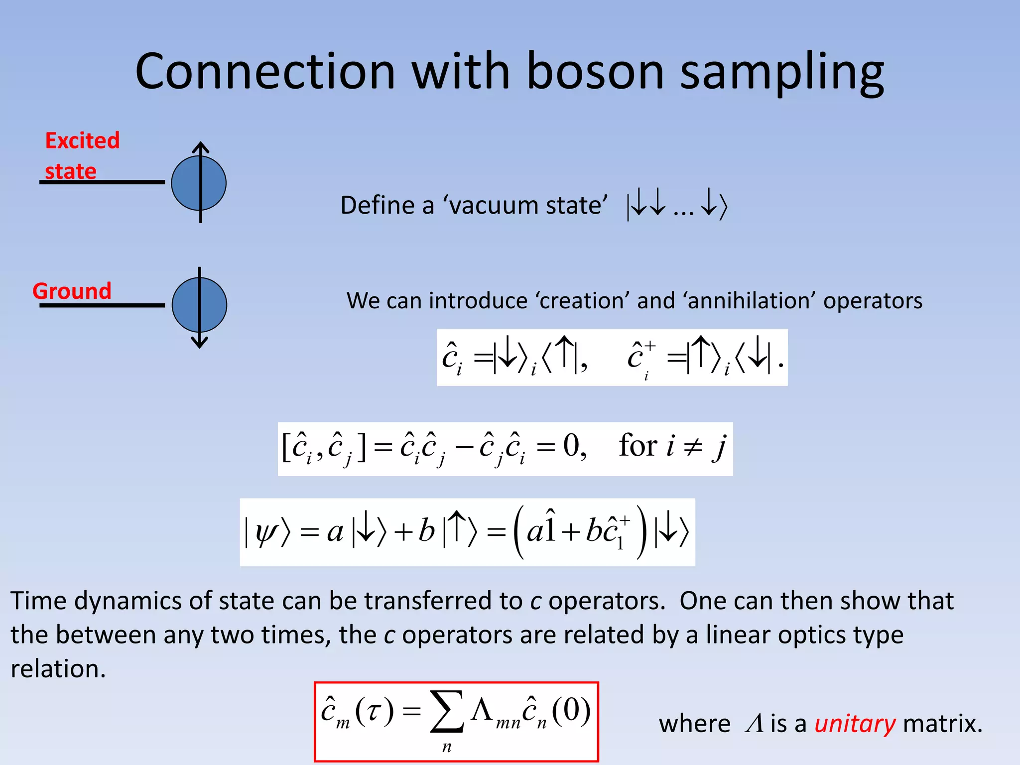 What is the point of Boson sampling? | PPTX