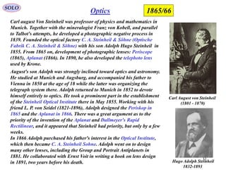 Optics timeline (1851 2000) | PPTX