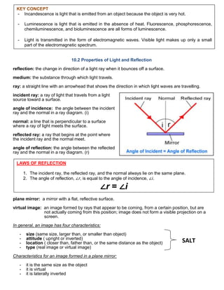 Optics unit summary | DOCX