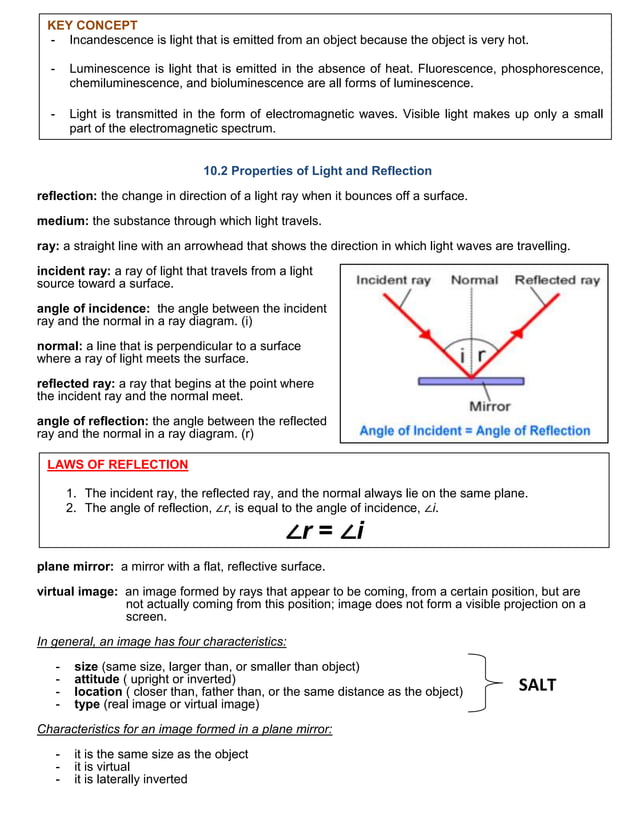 Optics unit summary | DOCX
