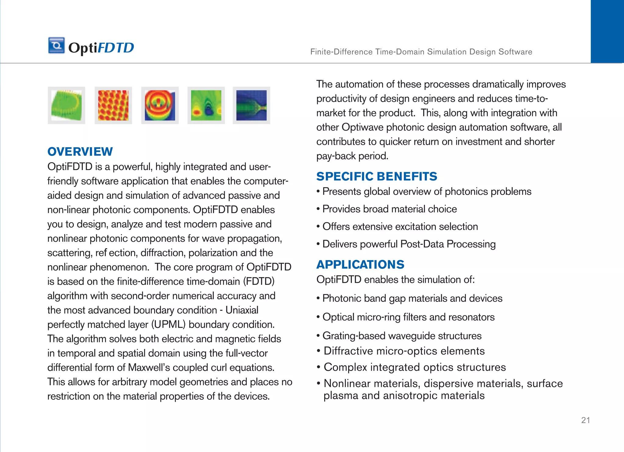 OptiFDTD manual | PDF