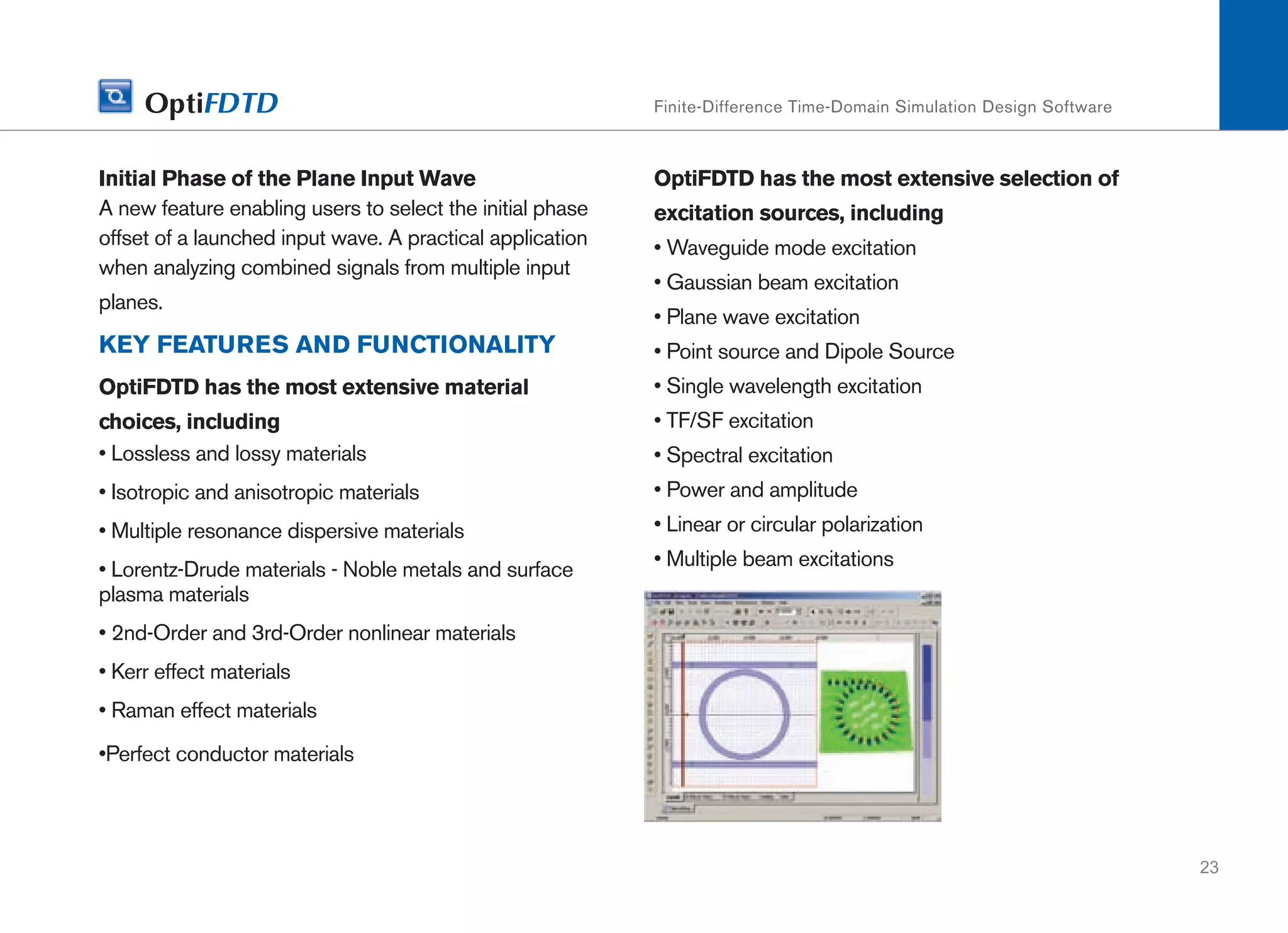 OptiFDTD manual | PDF