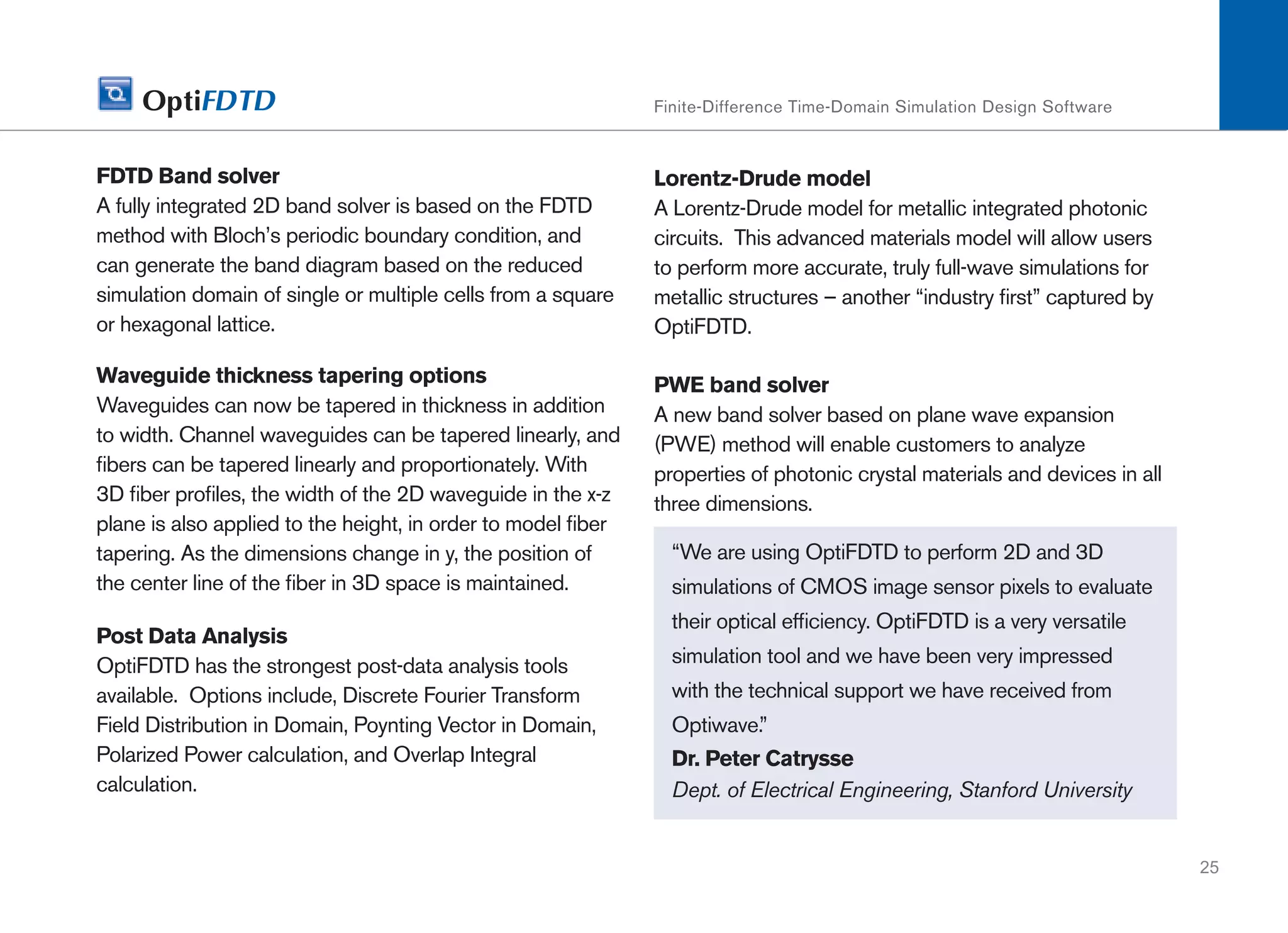 OptiFDTD manual | PDF