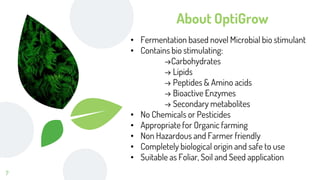 Presentation about Plant growth Stimulan | PPTX