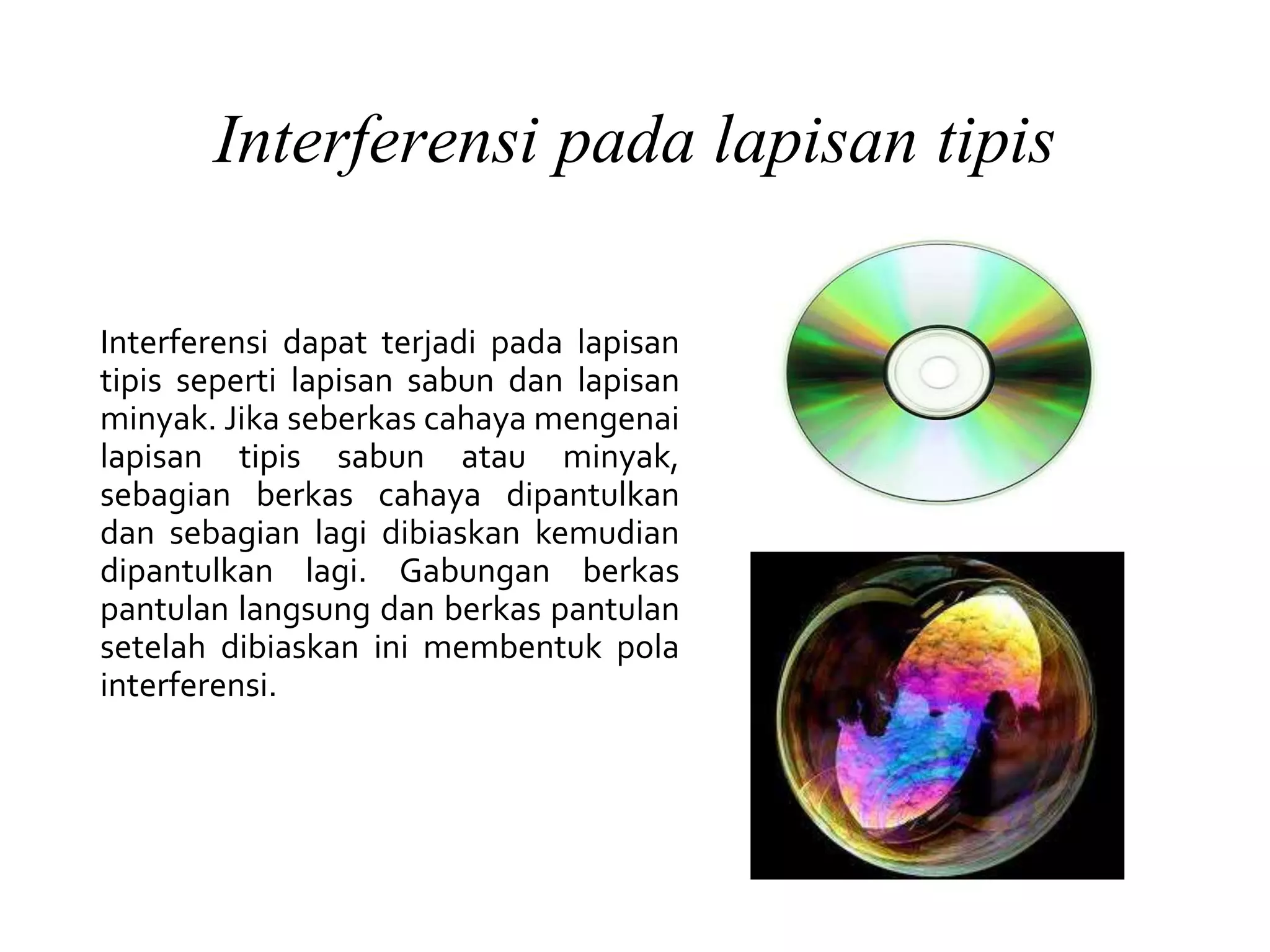 Optika fisis fisika kelas 11 | PPTX