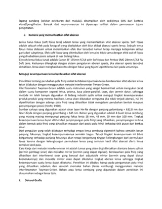 Refraksi Oleh Permukaan Lengkung dan Lensa | PDF