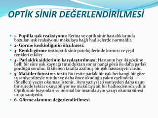 Optik disk konjenital anomalileri | PPTX