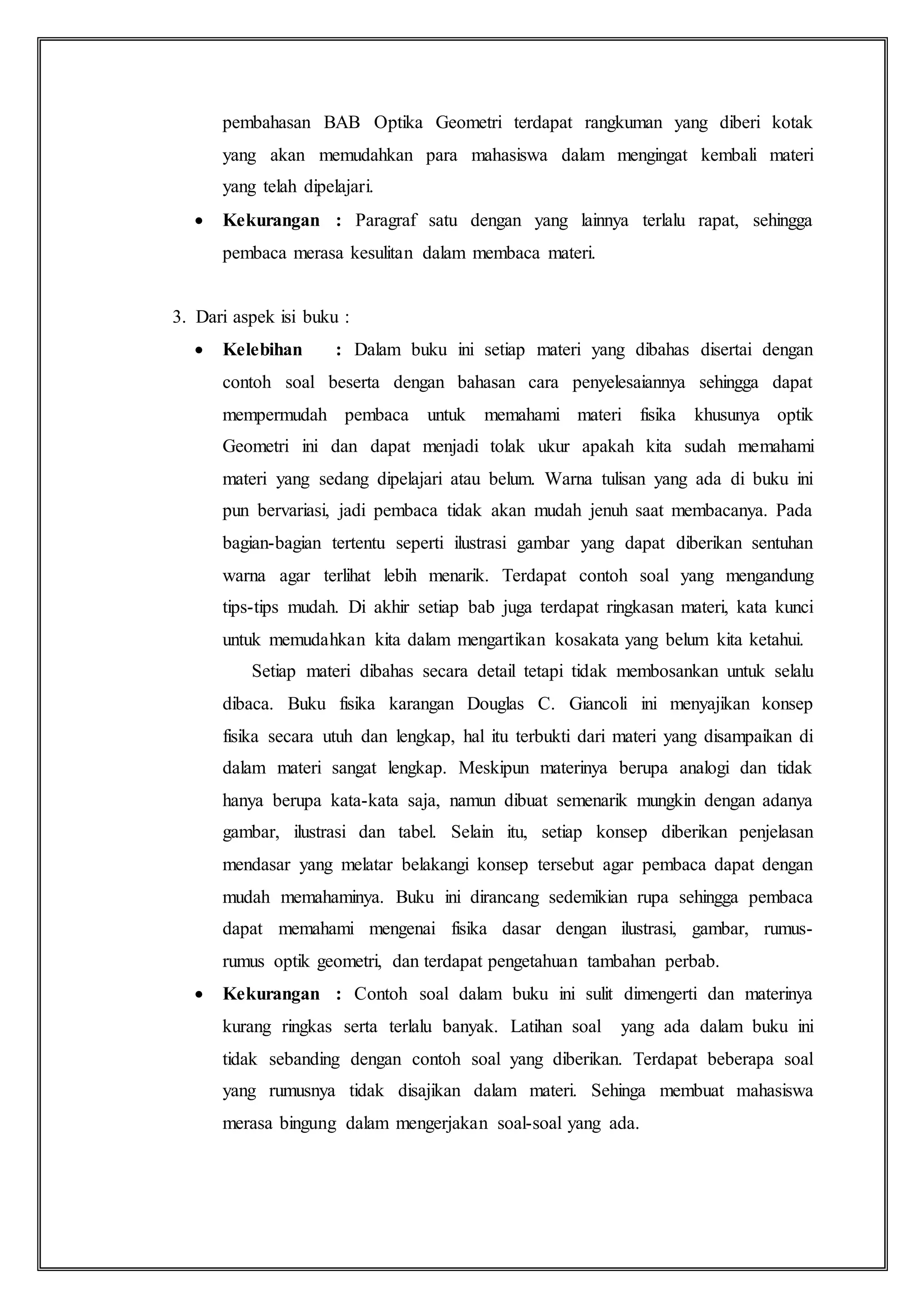 Optik geometri | DOCX