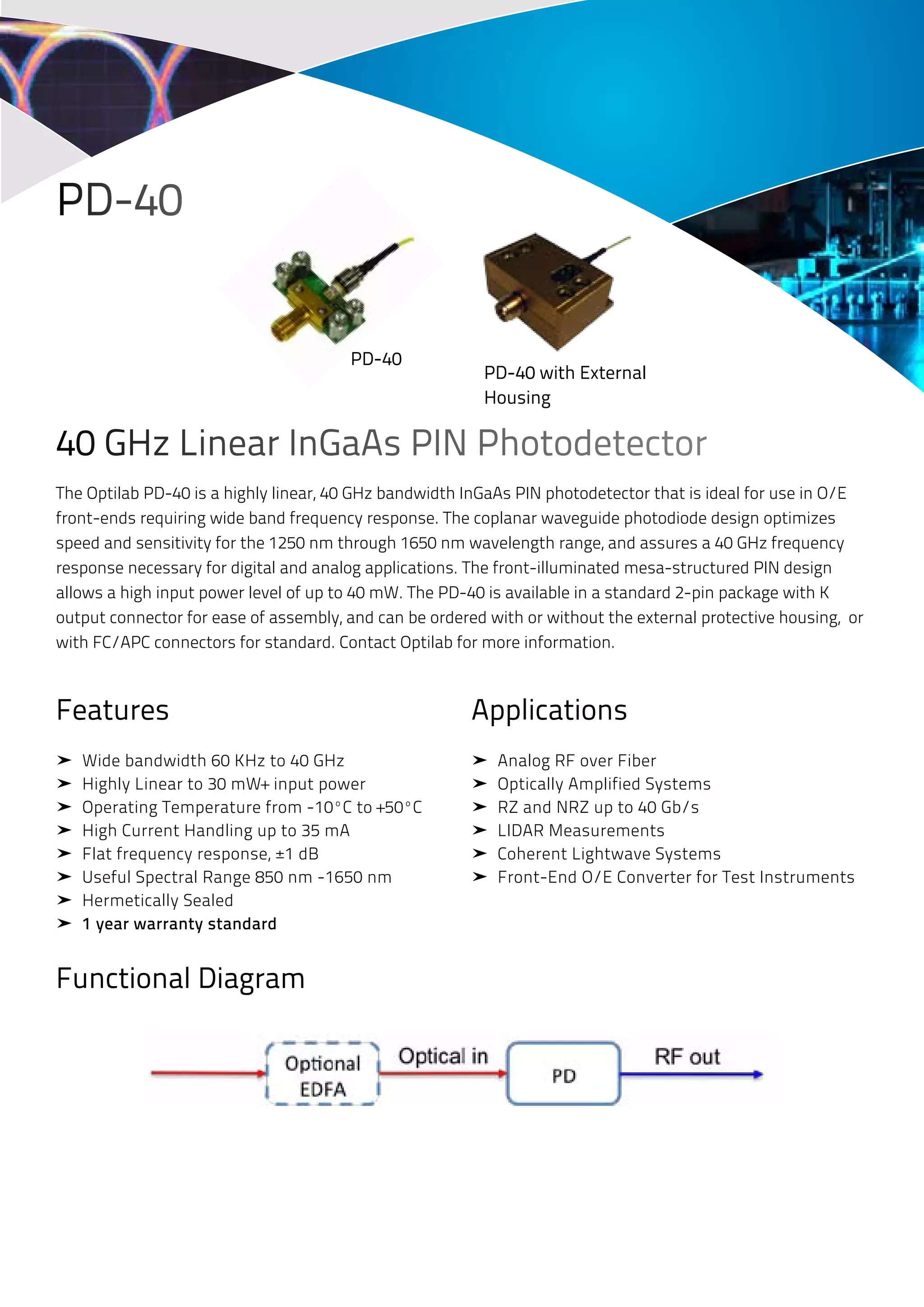 Optilab lr40eh | PDF