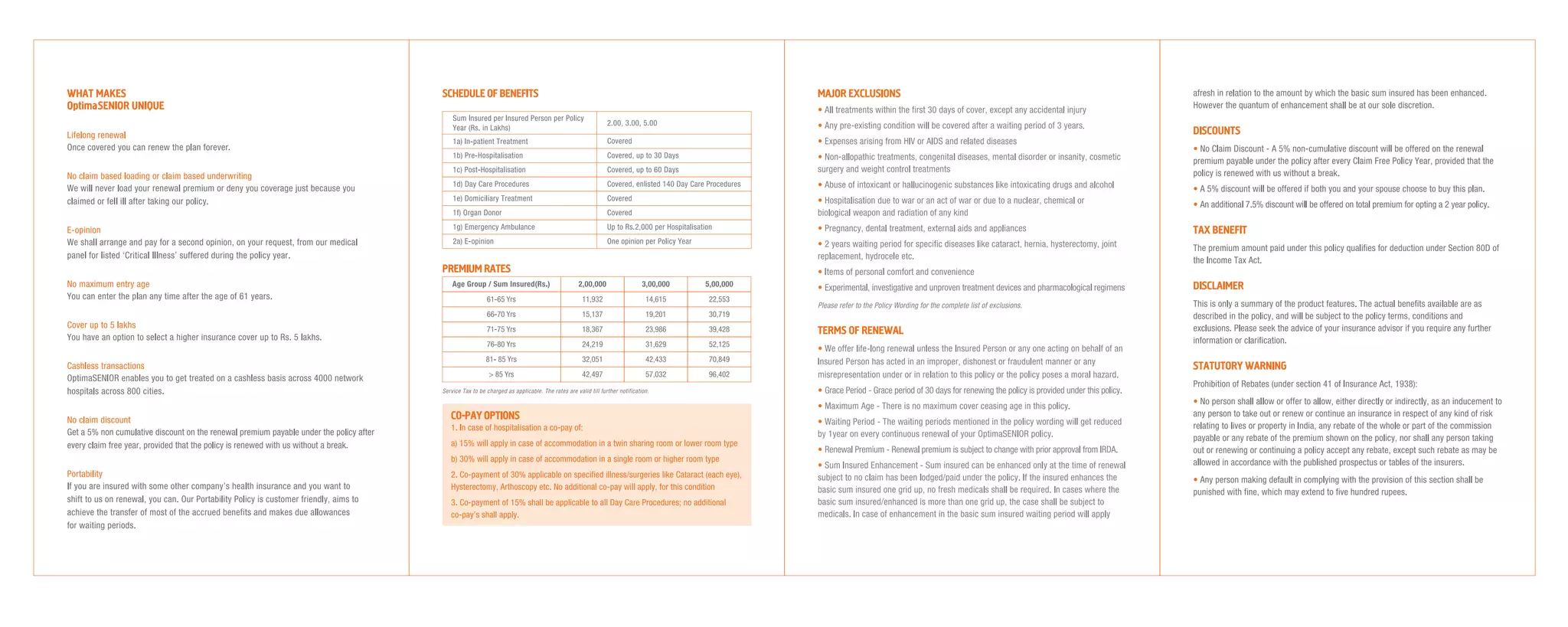 Apollo Munich Optima Senior Brochure | PPT