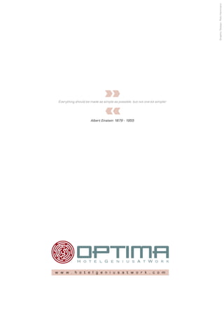 Optima Hotel Mgmt Solutions PMS, POS, GOC, all you need! | PDF