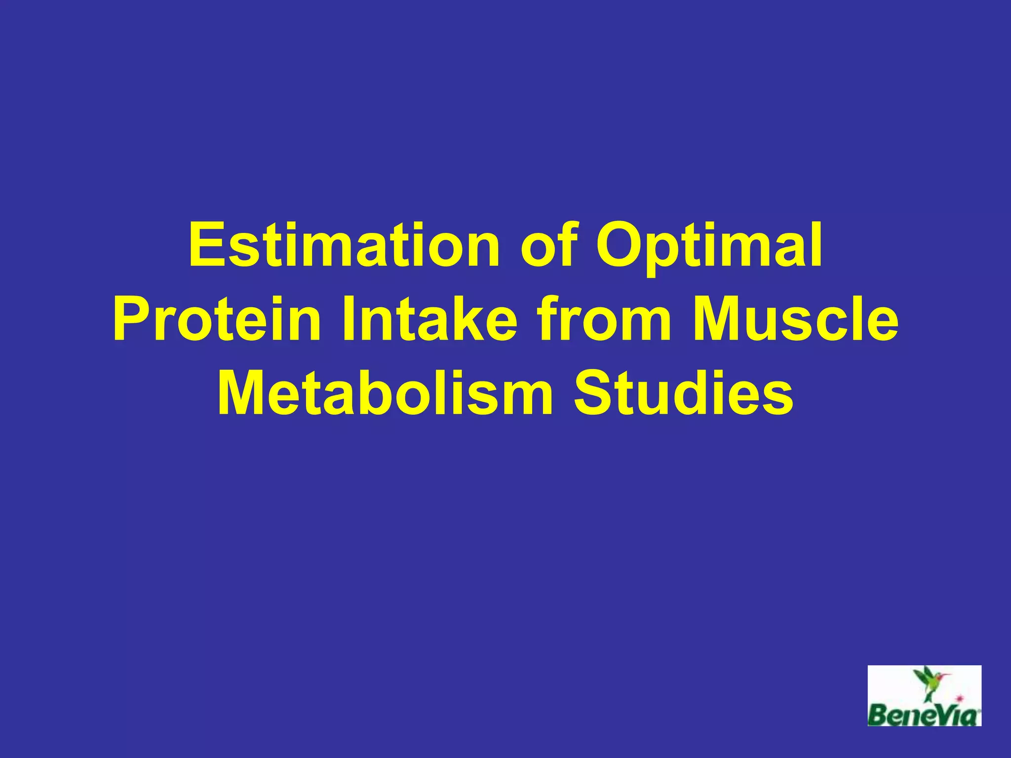 Optimal Protein Intake & The Recommended Daily Allowance (RDA) | PPSX