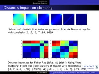 Optimal Transport vs. Fisher-Rao distance between Copulas | PDF | Physics | Science