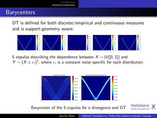 Optimal Transport vs. Fisher-Rao distance between Copulas | PDF | Physics | Science