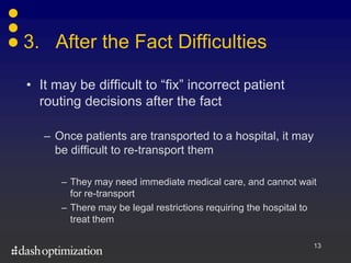 Optimal ambulance routing for mass casualty events | PDF