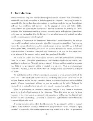 Optimal Austerity - by Juan Carlos Conesa, Timothy J. Kehoe, Kim J.Ruhl