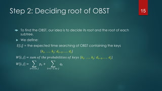 Grokking TechTalk #27: Optimal Binary Search Tree | PDF | Programming Languages | Computing