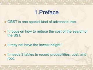 OptimalBinarySearchTree.ppt