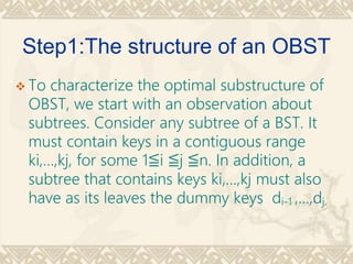 OptimalBinarySearchTree.ppt